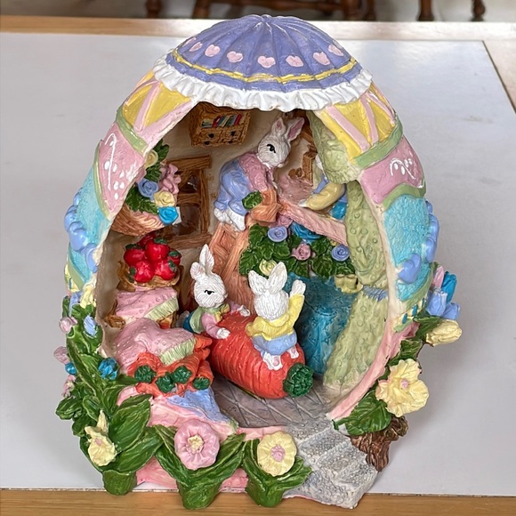 Other | Vtg 199s Easter Egg Cottage | Poshmark